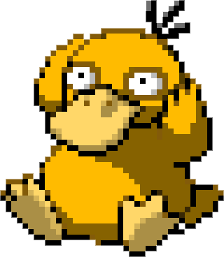 Psyduck Pixel Art